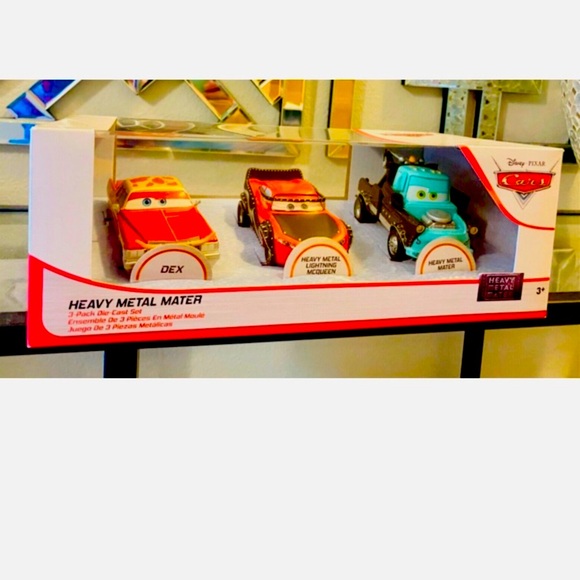 Disney | Toys | Disney Pixar Cars Heavy Metal Mater 3 Pack Diecast ...